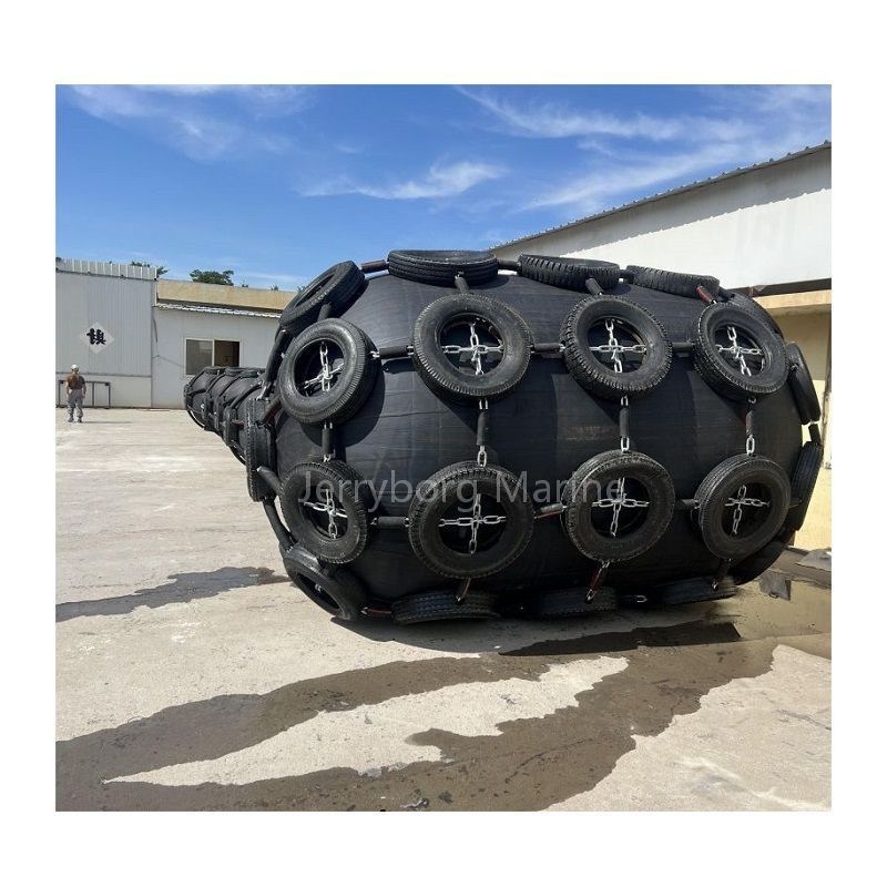 Jrb Yokohama Type Pneumatic Defense with Tyre Chain Net Boat Fender