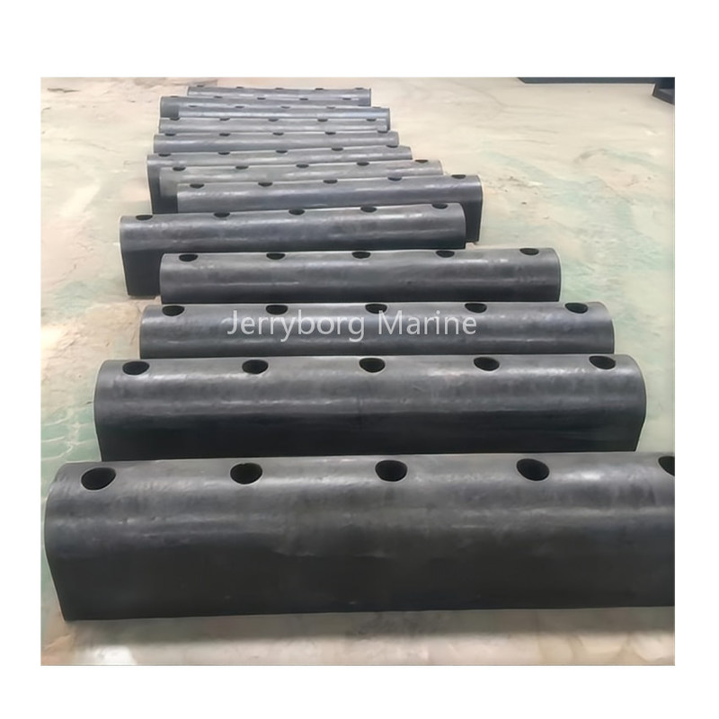 Weather-Resistant D-Type Rubber Fenders for Ports and Terminals