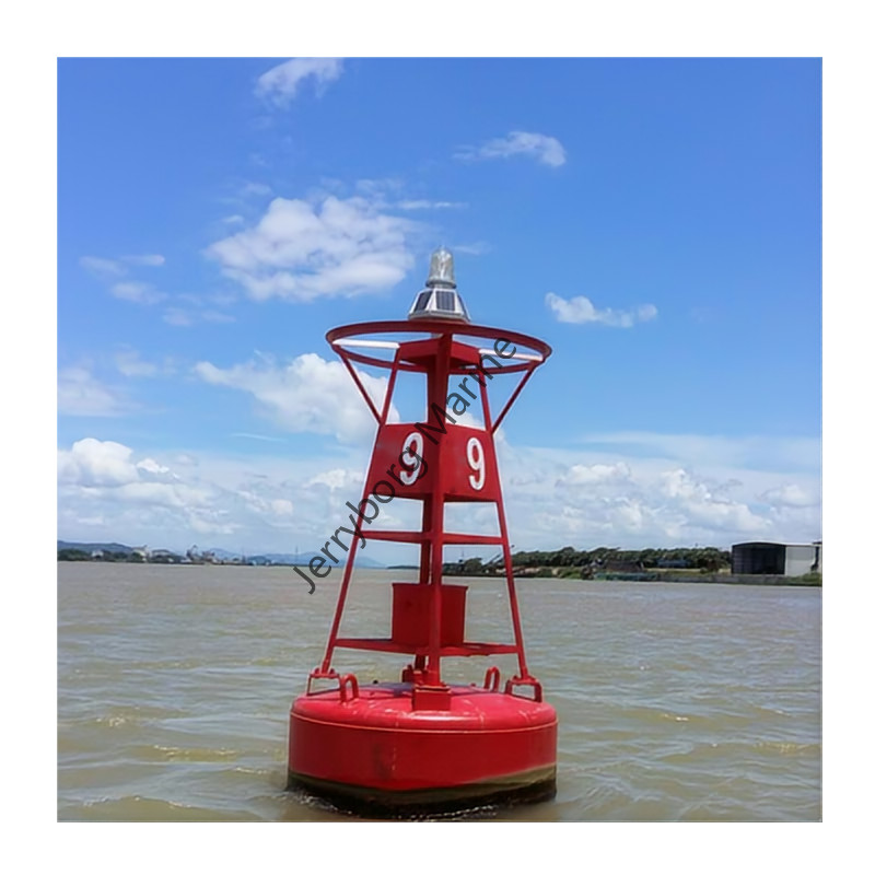 Navigational Warning Buoy With LED Light and Radar Reflector Navigation ...