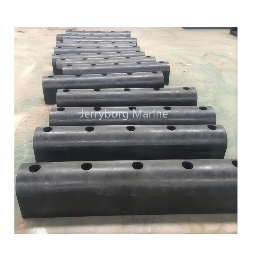 Weather-Resistant D-Type Rubber Fenders for Ports and Terminals