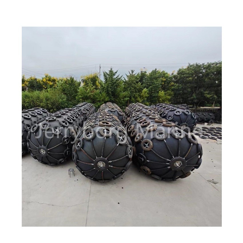 High Pressure Floating Marine Pneumatic Rubber Fender For Ship Berthing ...
