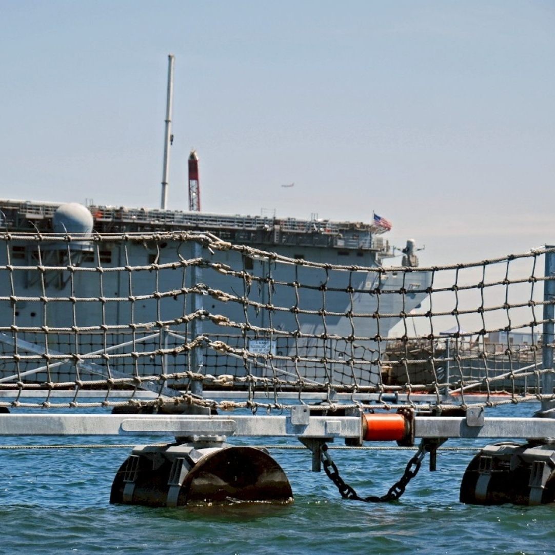 HDPE Port Security Floating Barriers With ISO9001 Certified