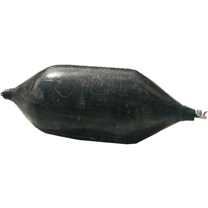 Anti Wear Black Cylindrical Body Floating Inflatable Pipe Plugs