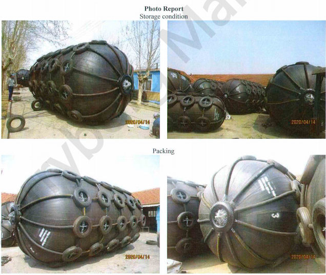 ISO17357 Standard Yokohama Type Pneumatic Rubber Fender Black For ...