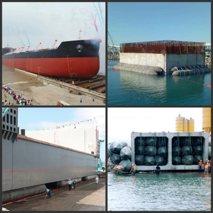 Marine Airbag For Vessel Barge Ship Launching Dry Docking
